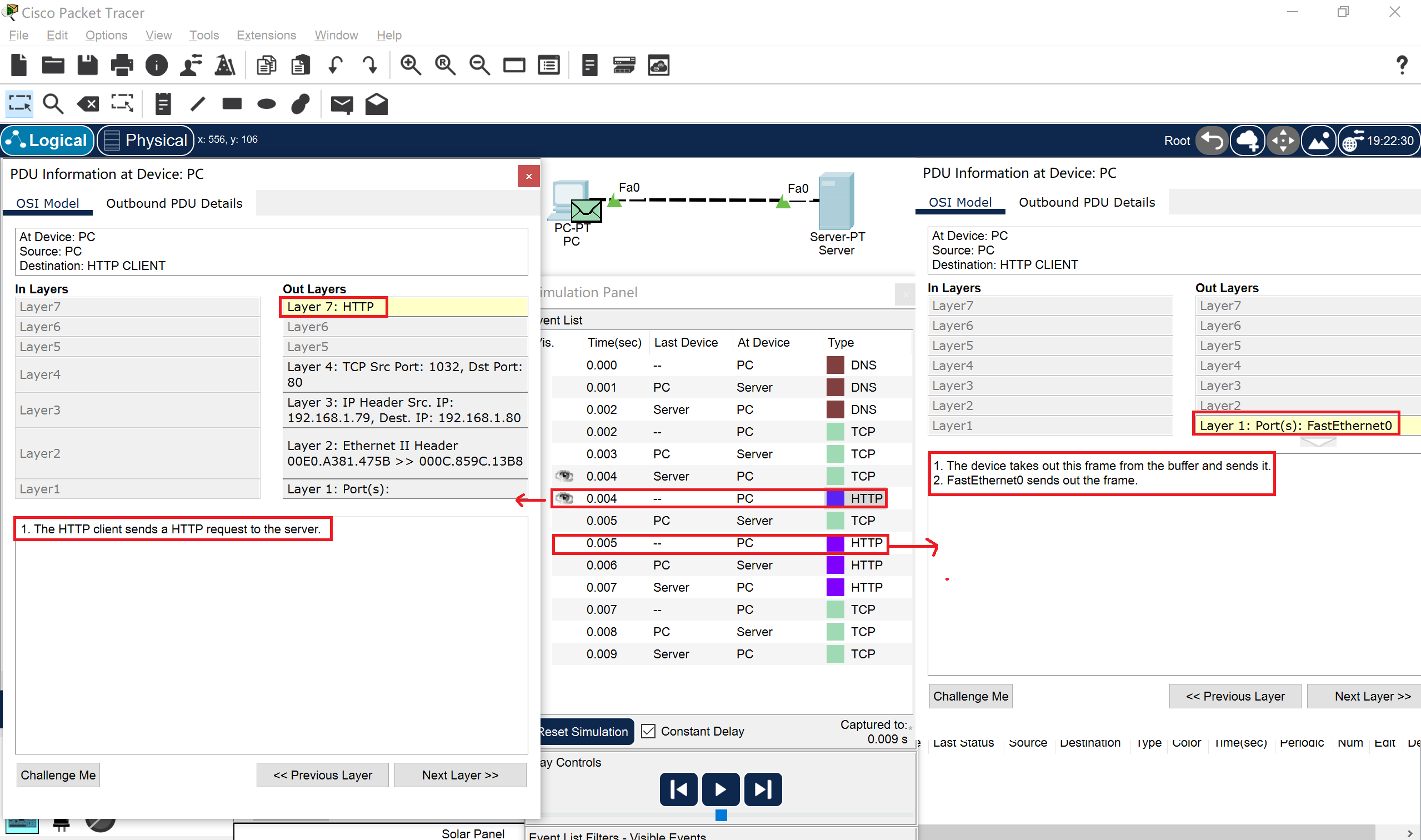 Packet Tracer基本使用 · 计算机网络实验